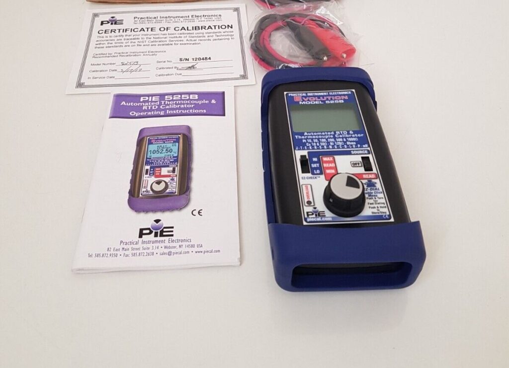 PIE 525B Automated Thermocouple & RTD Calibrator - Industrial Worldwide