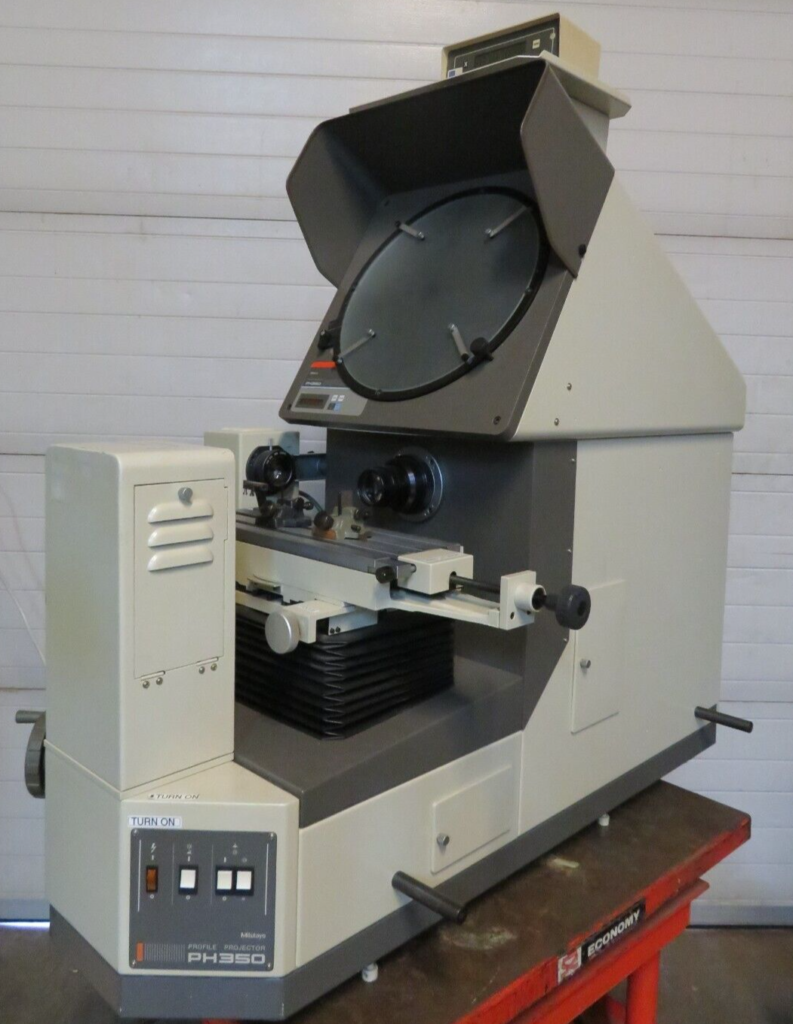 Mitutoyo PH350 Horizontal Optical Comparator Profile Projector ...