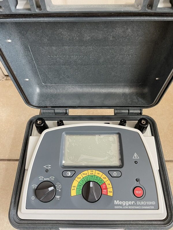 Megger DLRO10HD 10 Amp Digital Low Resistance Ohmmeter - Industrial ...